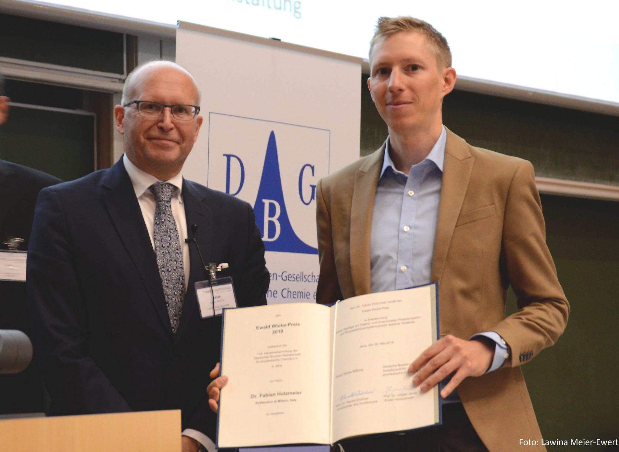 Fabian Holzmeier awarded the Ewald Prize – Attosecond research center